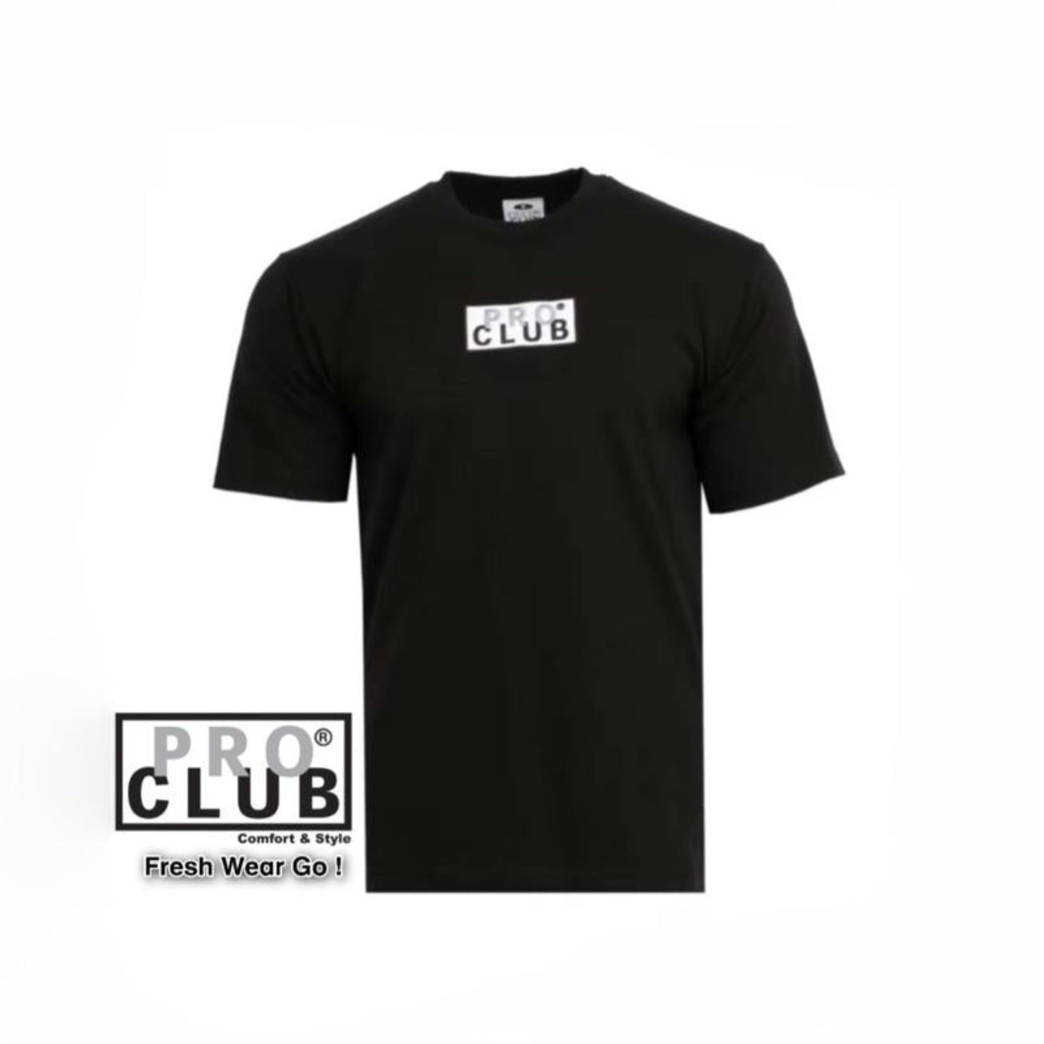 Pro Club Heavyweight Short Sleeve Embroidered Box Logo – Fresh Wear