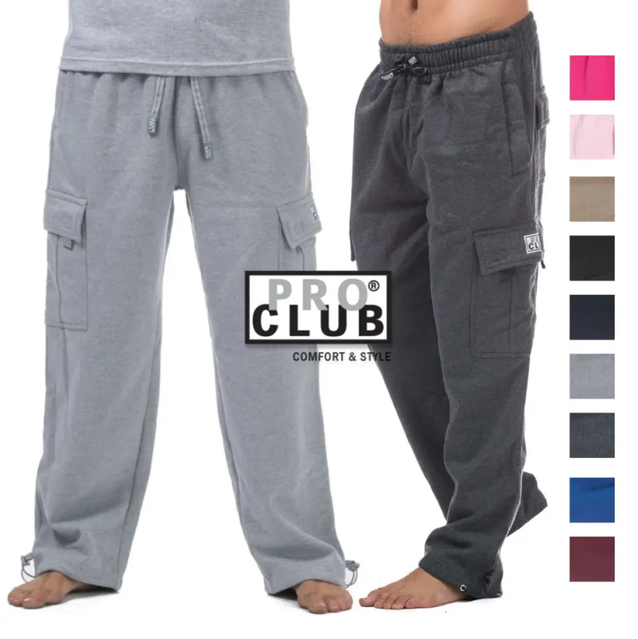 Pro Club Heavyweight Fleece Cargo Sweatpants – Fresh Wear